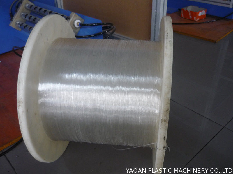 Single Screw Plastic Extruder Plastic Filament Extruder Machine For Fiber