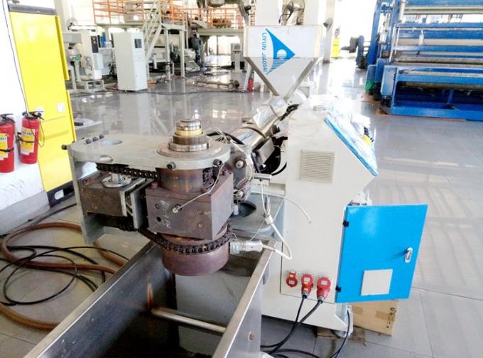 Plastic Net Extrusion Line , PE Net Knitting Machine 35kg/Hr Capacity