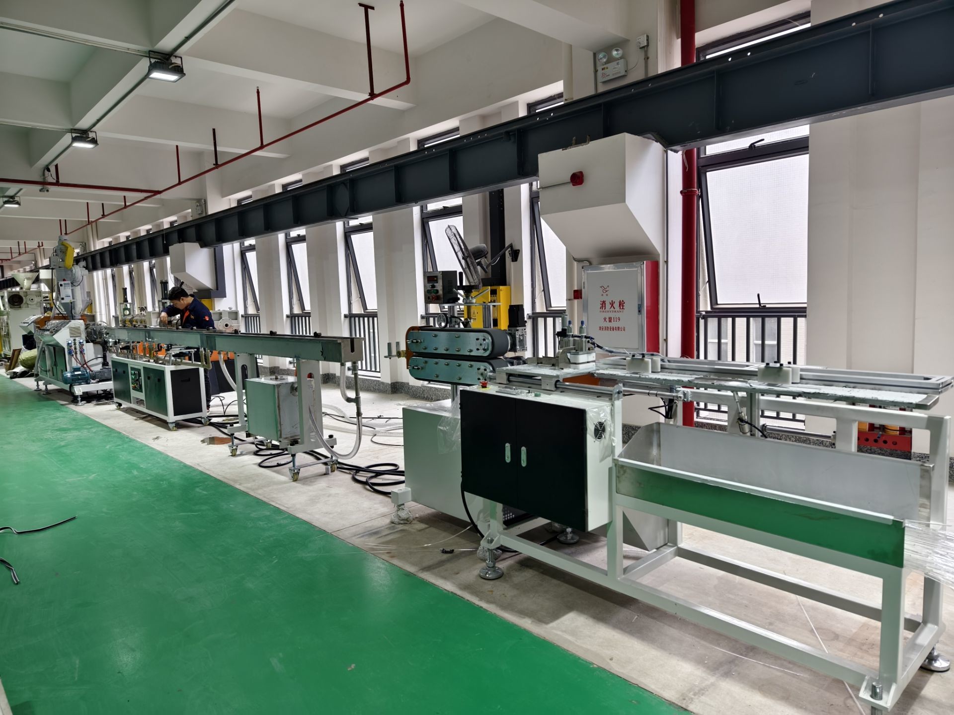 PMMA Rod Stick Bar Extrusion Machine 55mm Screw
