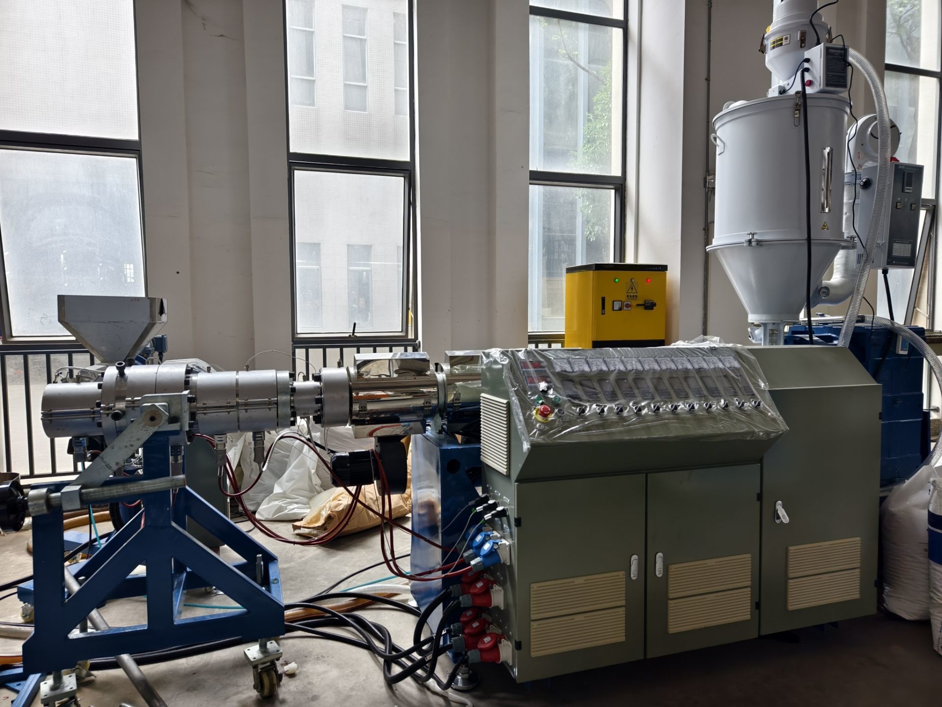 PPR PP PE Pipe Extrusion Machine , PPR Water Pipe Extrusion Line