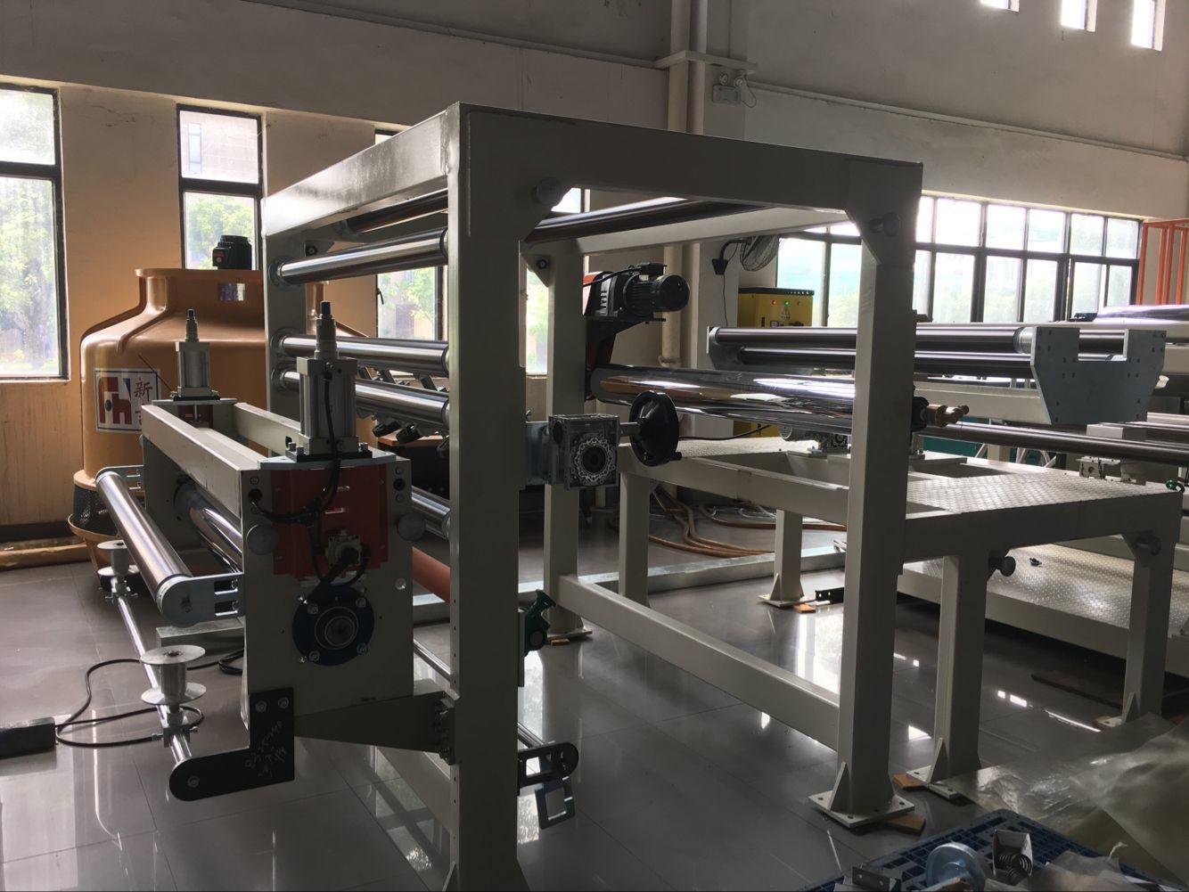 Hot Melt Adhesive TPU Film Extrusion Machine , TPU Film Coating ...