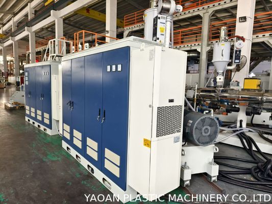 Three Layers PC ABS Luggage Trolley Case Sheet Extrusion Machine